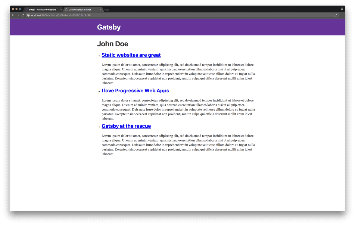 Building a static blog using Gatsby and Strapi | GatsbyJS 中文网